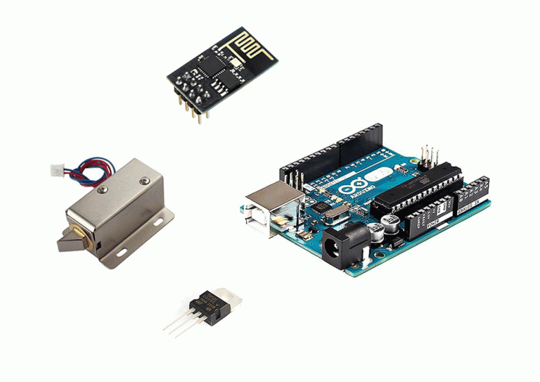 Smart Door Lock w/ WiFi Login Page by Arduino & ESP8266 - ElectroPeak