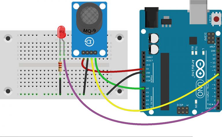 How To Calibrate Use And Interface Mq9 Gas Sensor W Arduino