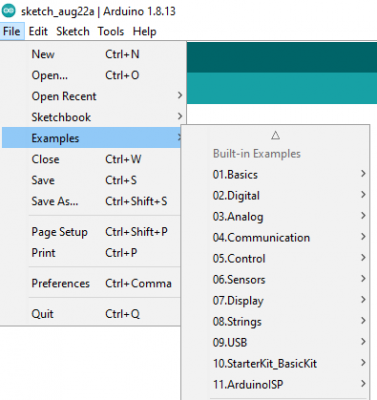 A Quick Review on Arduino Built-in Examples - ElectroPeak