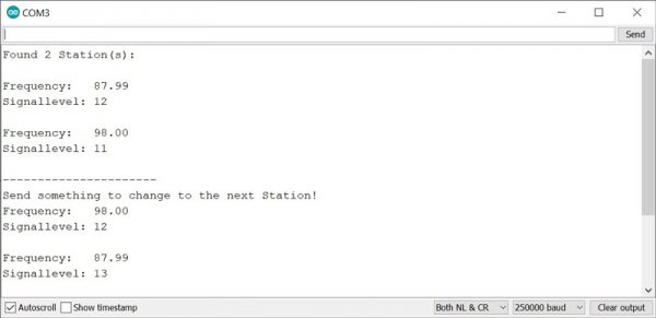 Interfacing TEA5767 FM Radio Module with Arduino - Electropeak