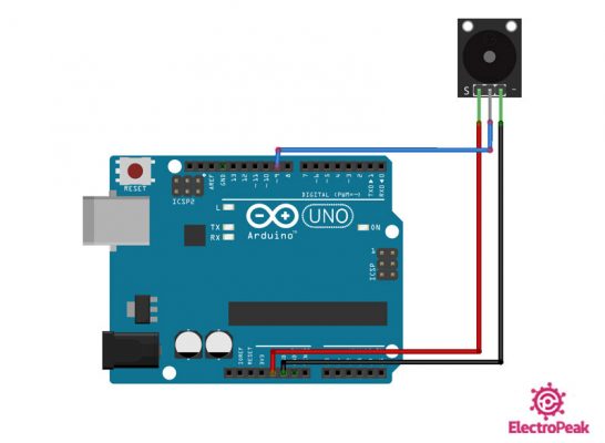 How to Interface A Passive Buzzer Module with Arduino - ElectroPeak