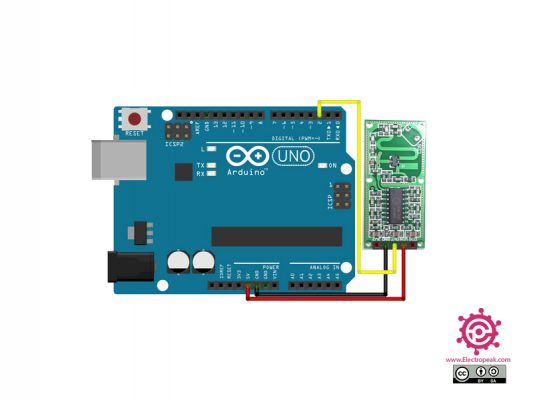 Interfacing RCWL-0516 Microwave Radar Motion Sensor with Arduino