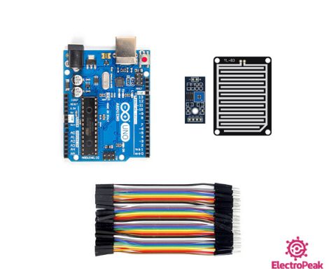 Interfacing Rain Drop Sensor with Arduino - EiectroPeak