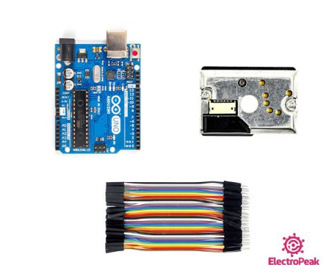 Interfacing GP2Y1010AU0F Optical Dust Sensor Module with Arduino