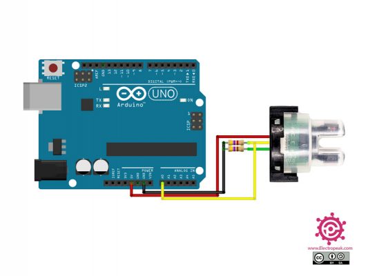 Interfacing TSD-10 Thermometrics Turbidity Sensor Module with Arduino