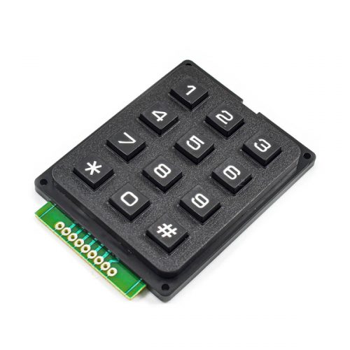 Interfacing 4x3 Membrane Matrix Keypad with Arduino - Electropeak Interfacing 4x3 Membrane Matrix Keypad with Arduino - Electropeak