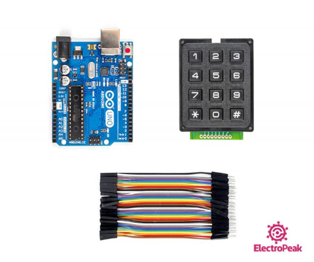 Interfacing 4x3 Membrane Matrix Keypad with Arduino - Electropeak Interfacing 4x3 Membrane Matrix Keypad with Arduino - Electropeak