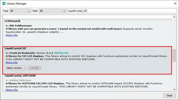 Interfacing I2C 16x2 Character LCD with Arduino - Electropeak