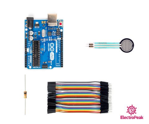 Interfacing FSR-402 Force Sensitive Resistor with Arduino - Electropeak