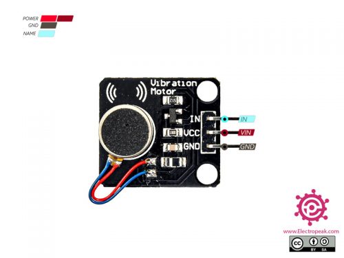 Interfacing Mobile Phone Vibration Motor Module With Arduino