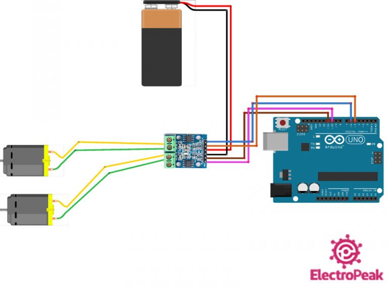 Interfacing L9110 / HG7881 Dual Channel Motor Driver Module with Arduino