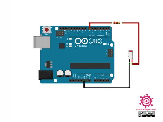 Interfacing Focusable 650nm 5mW Red Line Laser with Arduino