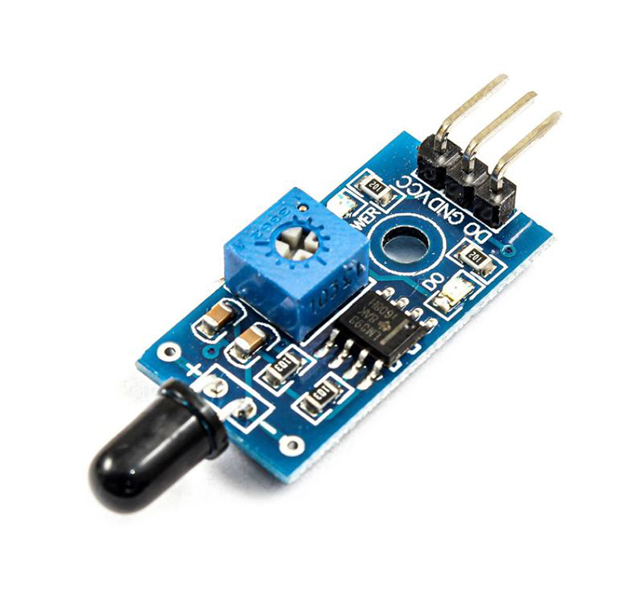 Interfacing IR Flame Sensor Module with Arduino - Electropeak