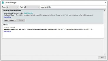 Interfacing SHT31 Temperature Humidity Sensor with Arduino- Electropeak