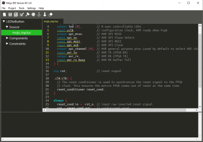 A complete Beginner's Guide to Mojo V3 FPGA Board - Electropeak