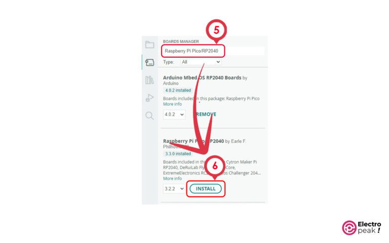 How To Program Raspberry Pi Pico With Arduino Ide Electropeak