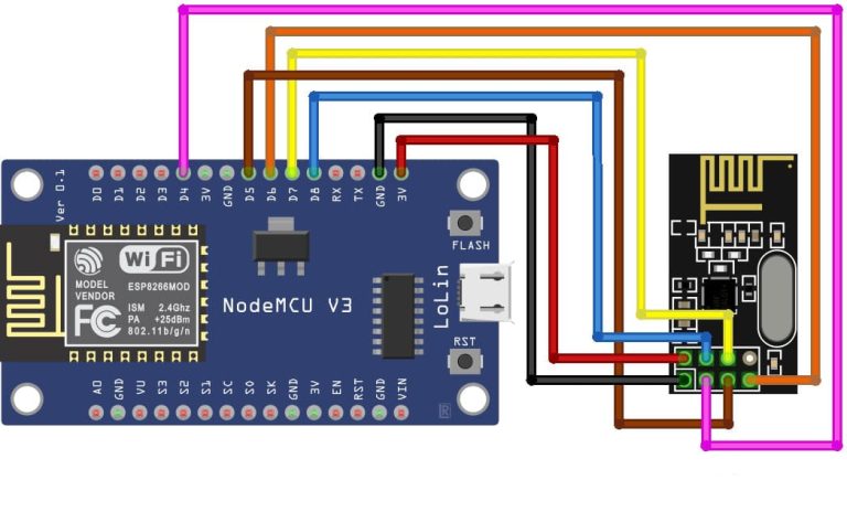 Interfacing NRF24L01 Wireless Transceiver Module with Arduino
