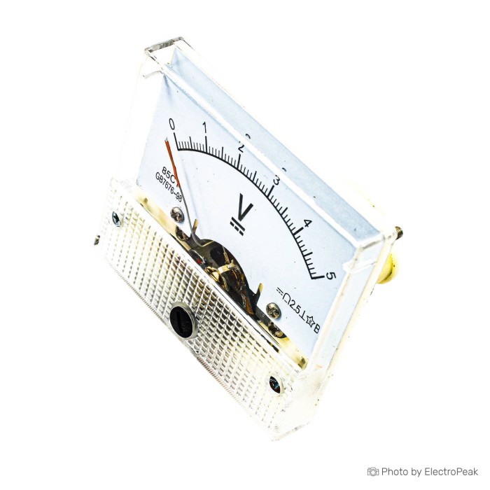 voltmeter analog dc