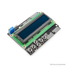 1602 LCD Keypad Shield for Arduino - ElectroPeak