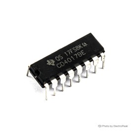 CD4017BE Decade Counter (DIP-16) - ElectroPeak