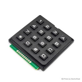 4x4 Membrane Matrix Keypad Module - ElectroPeak