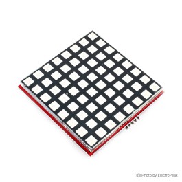 Raspberry Pi 8x8 Full-Color RGB LED Matrix Display Module